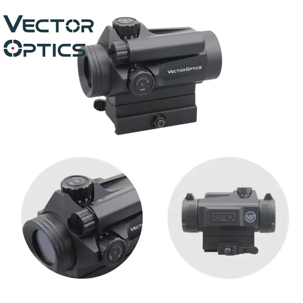Vector Optics Nautilus 1x30 Lunette Double Réticule viseur point rouge ...
